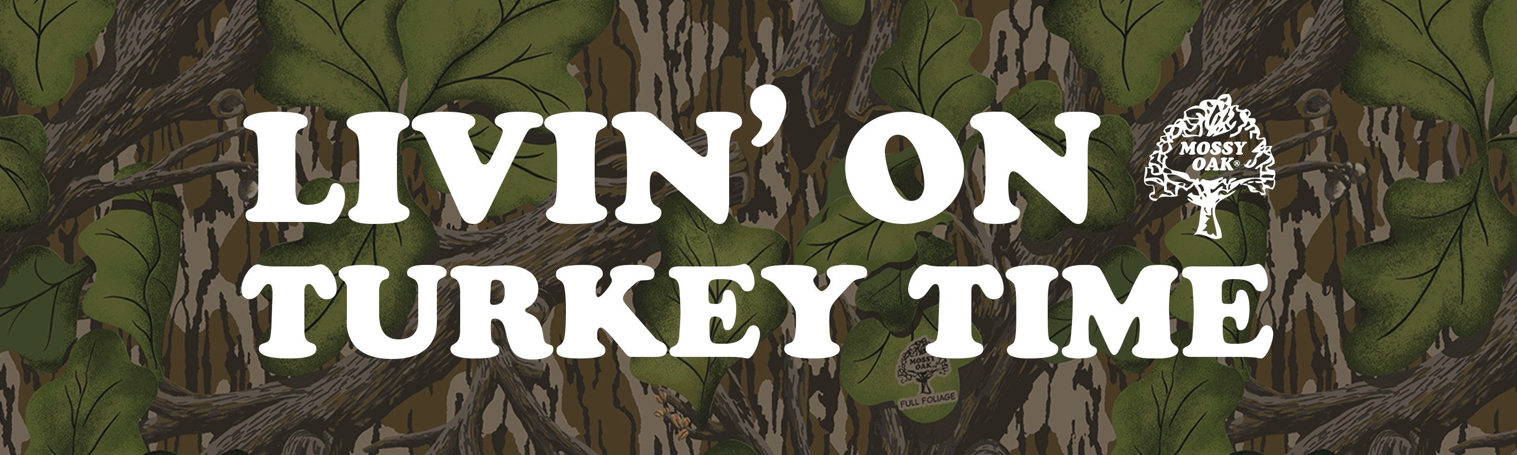 Livin' on Turkey Time Bumper Sticker – The Mossy Oak Store