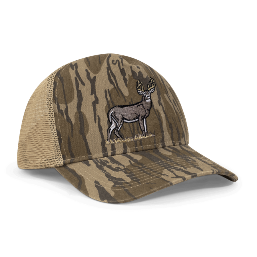Wright Broadside Buck 6-Panel Trucker Hat – The Mossy Oak Store