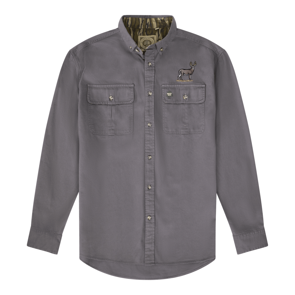 Wright Broadside Buck Shirt | Dirt – The Mossy Oak Store